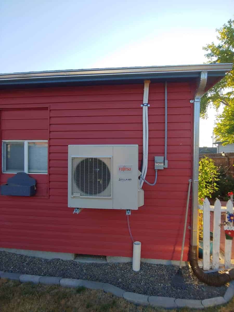 Install a Mini Split Head on an Interior Wall (By Chad Peterson)